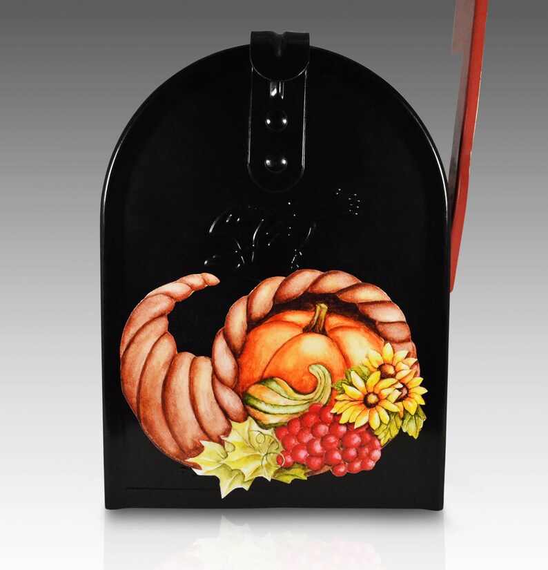Mailbox Magnet Partial Cover, Cornucopia for Thanksgiving, Magnetic ...