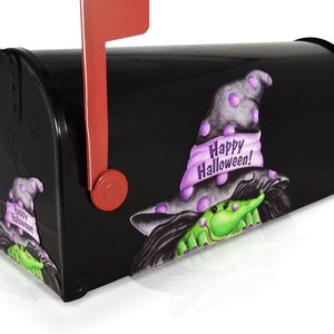 Mailbox Magnet Partial Cover, Upside Down Crashed Witch Legs, Witch ...