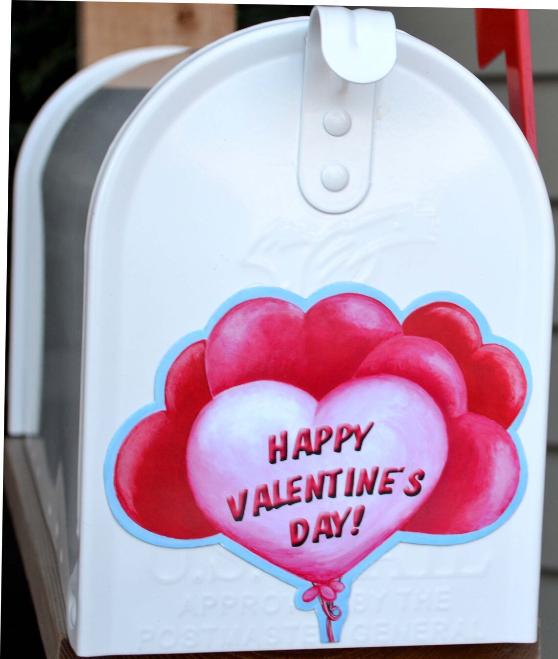 Mailbox Magnet Partial Cover Door of Mail Box Happy Valentine - Etsy