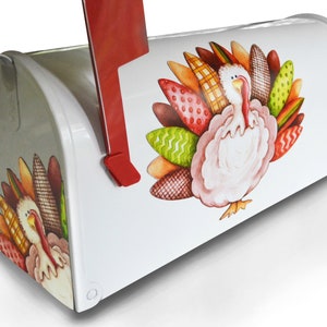 Mailbox Magnet Partial Cover: Thanksgiving Day Turkey Reusable for ...
