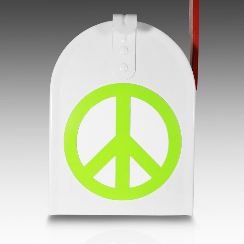 Mailbox Magnet Partial Cover Peace Sign in Various Colors Better Than a ...
