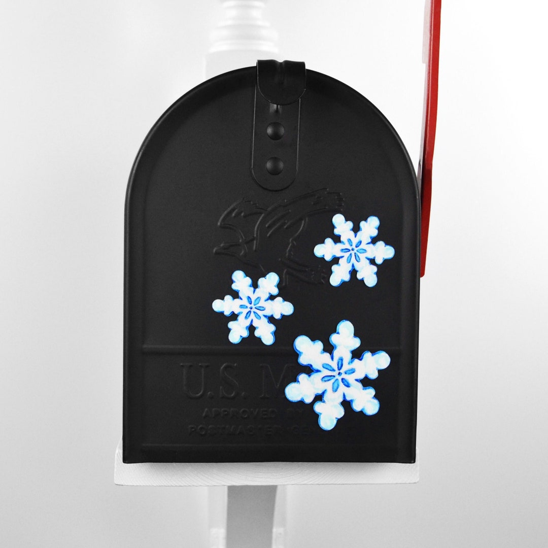 Mailbox Magnet Partial Cover Door Car Snowflake Set of 3 Any Sized Mail ...