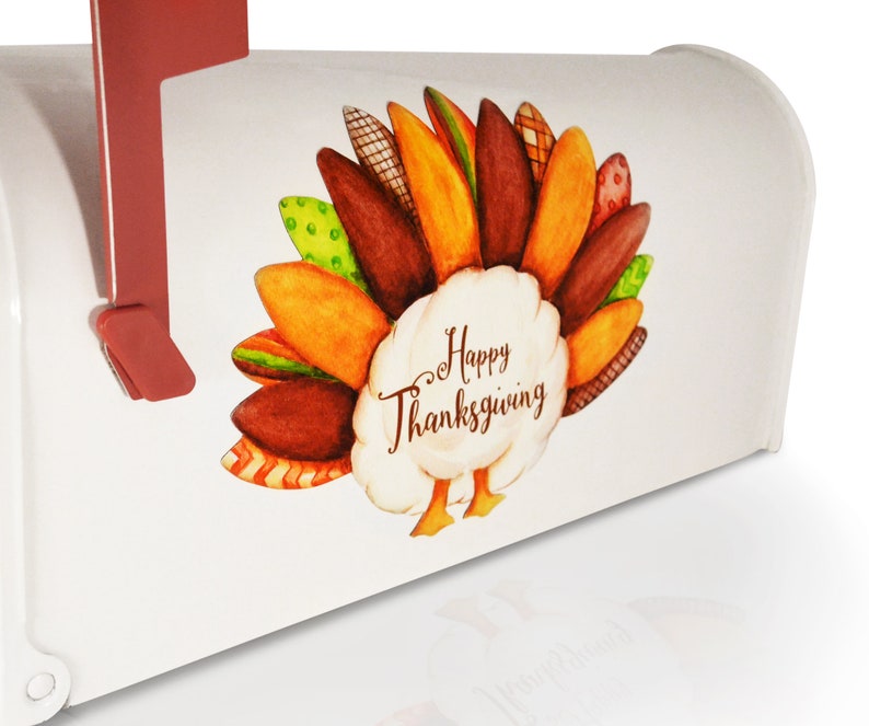 Mailbox Magnet Partial Cover: Thanksgiving Day Turkey Reusable for ...