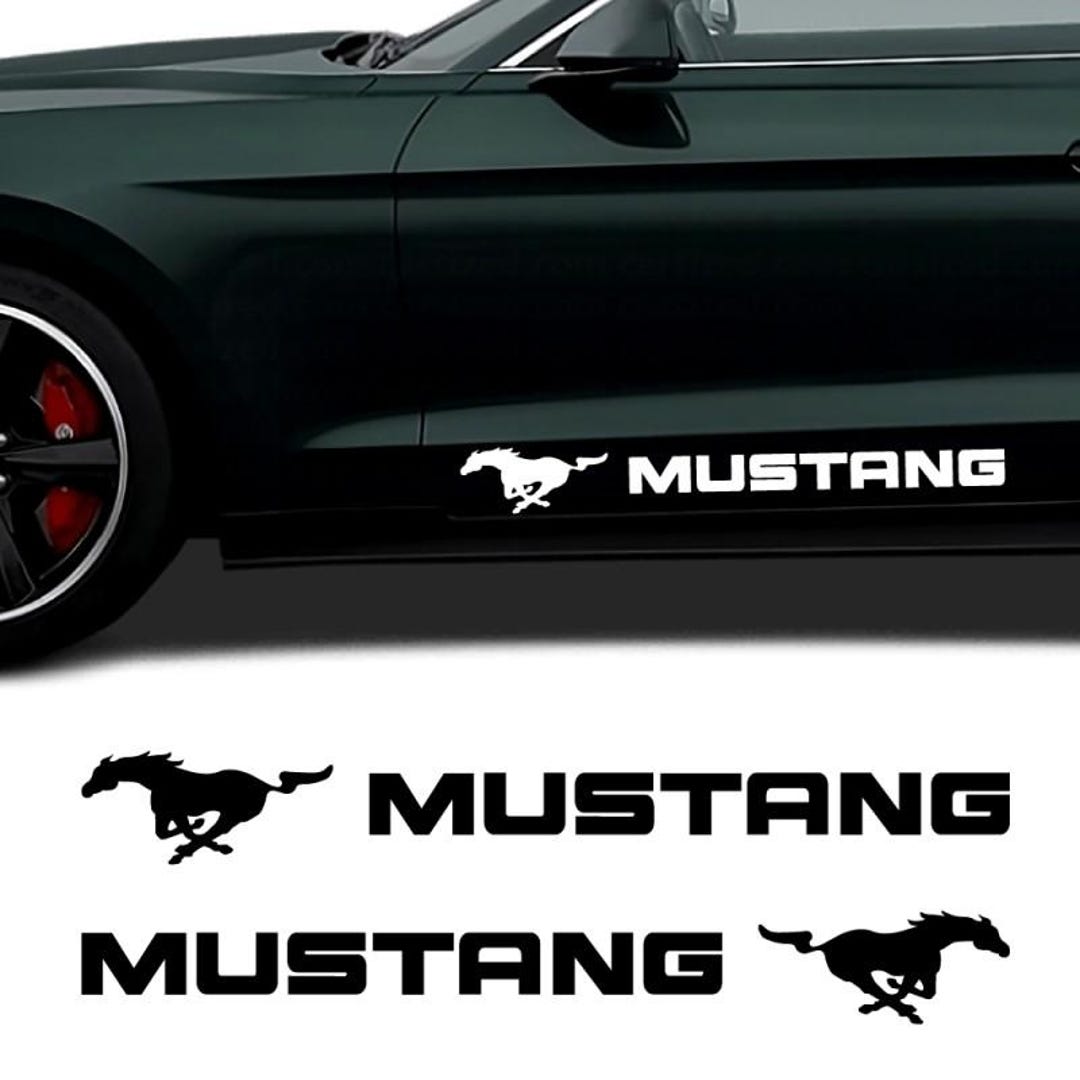 Mustang Decals: ORACAL Vinyl Stickers - Car Windows, Doors, Bumpers ...