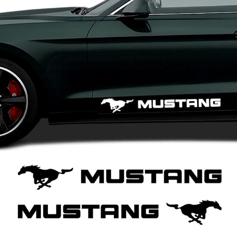 Mustang Decals: ORACAL Vinyl Stickers - Car Windows, Doors, Bumpers ...