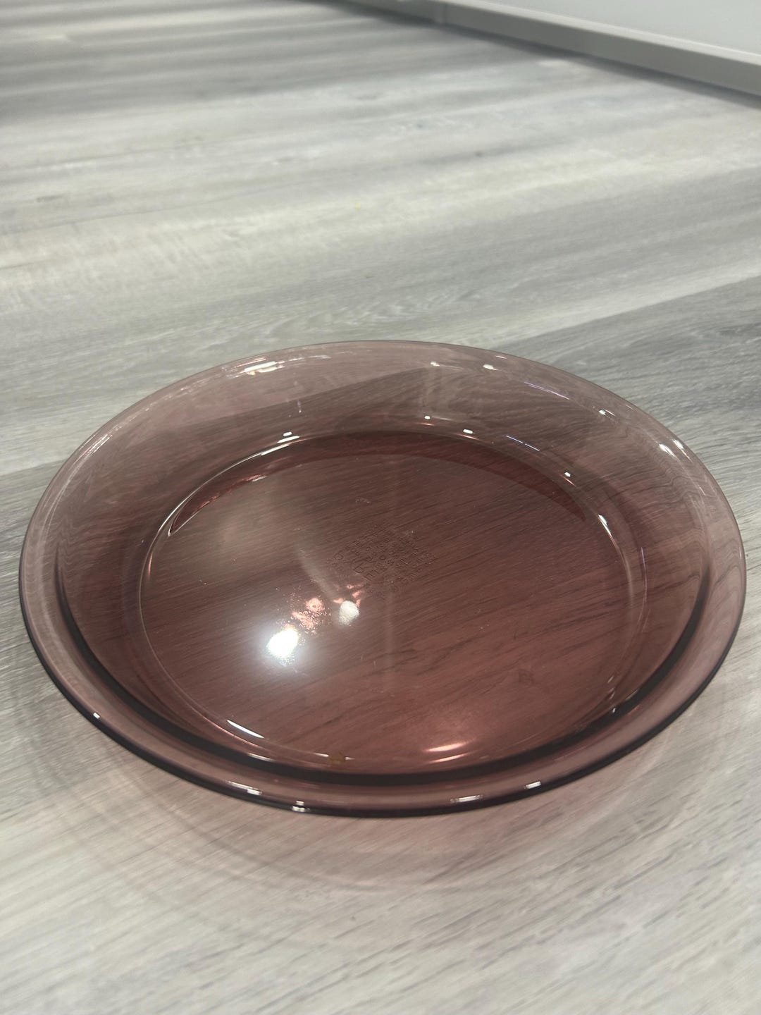 Cranberry/purple Colored Pyrex Glass Pie Plate - Vintage - Etsy