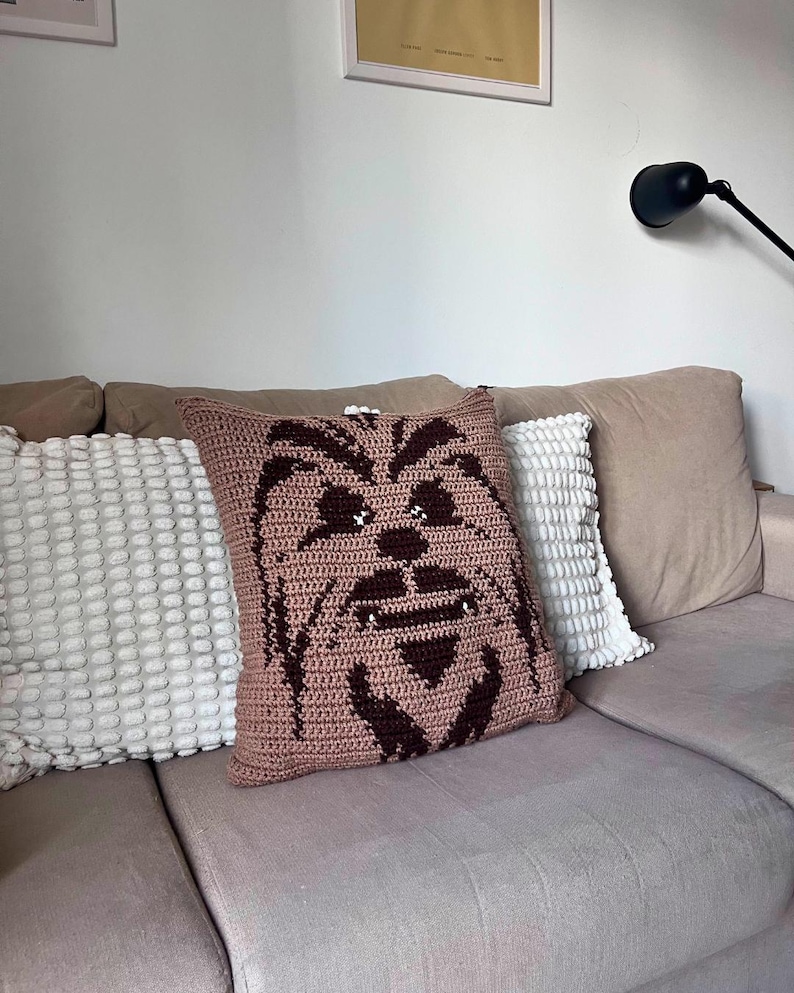 Chewbacca Crochet Pattern (PDF), Star Wars Inspired Pillow Pattern ...