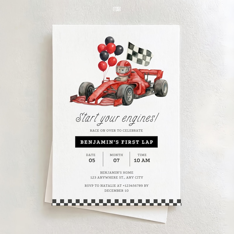 F1 First Birthday Theme - Etsy