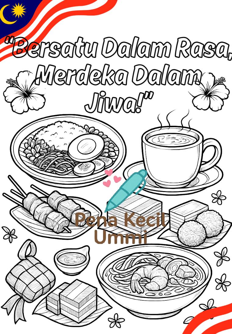 Merdeka Colouring Book - Etsy