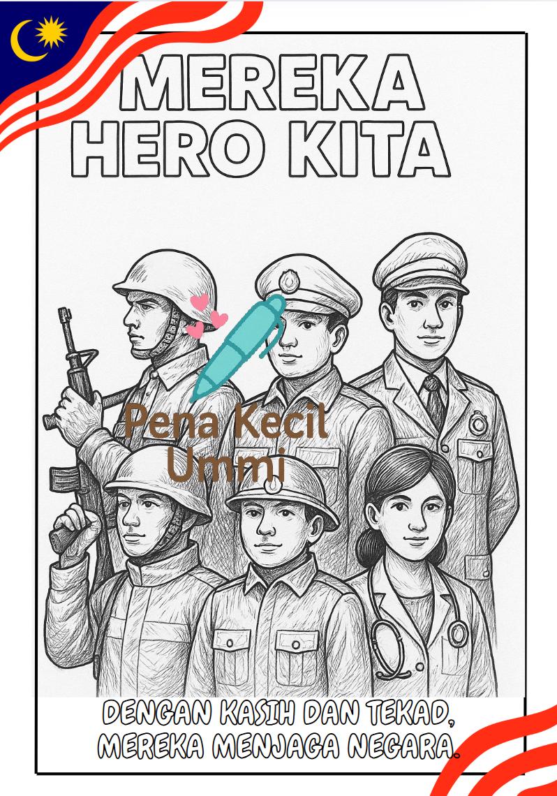 Merdeka Colouring Book - Etsy