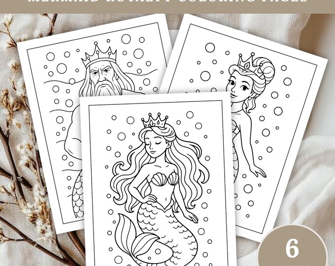 Pre School Mermaid Coloring Pages for Preschool Kids | Fun & Creative ...