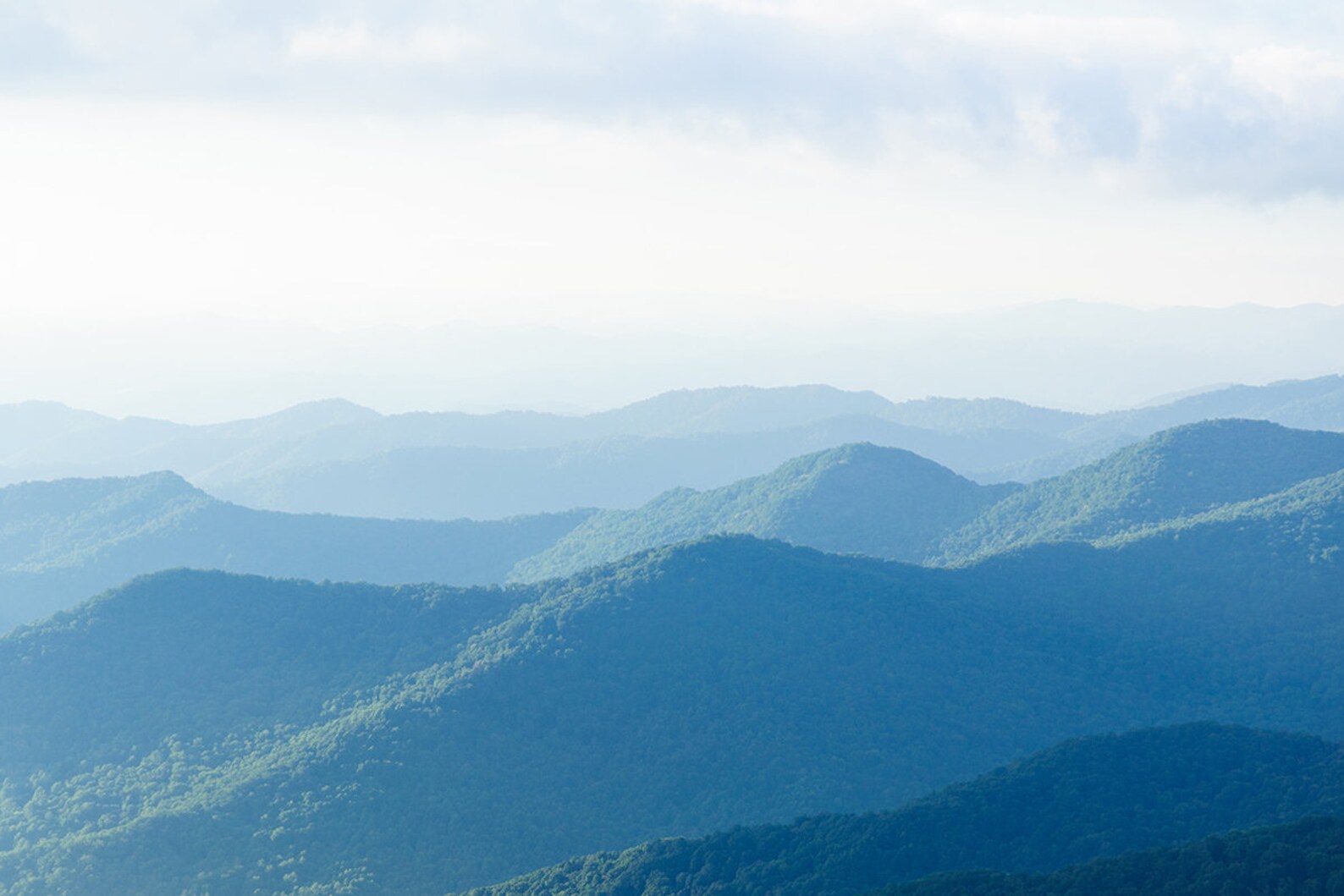 Blue Ridge Mountains Print, Large Statement Art Print. North Carolina ...