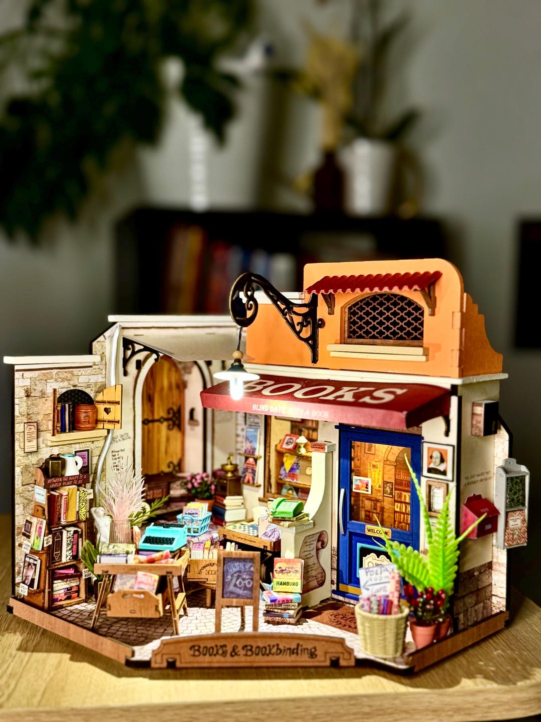 Made to Order Fully Assembled Completed Corner Bookshop Book Nook ...
