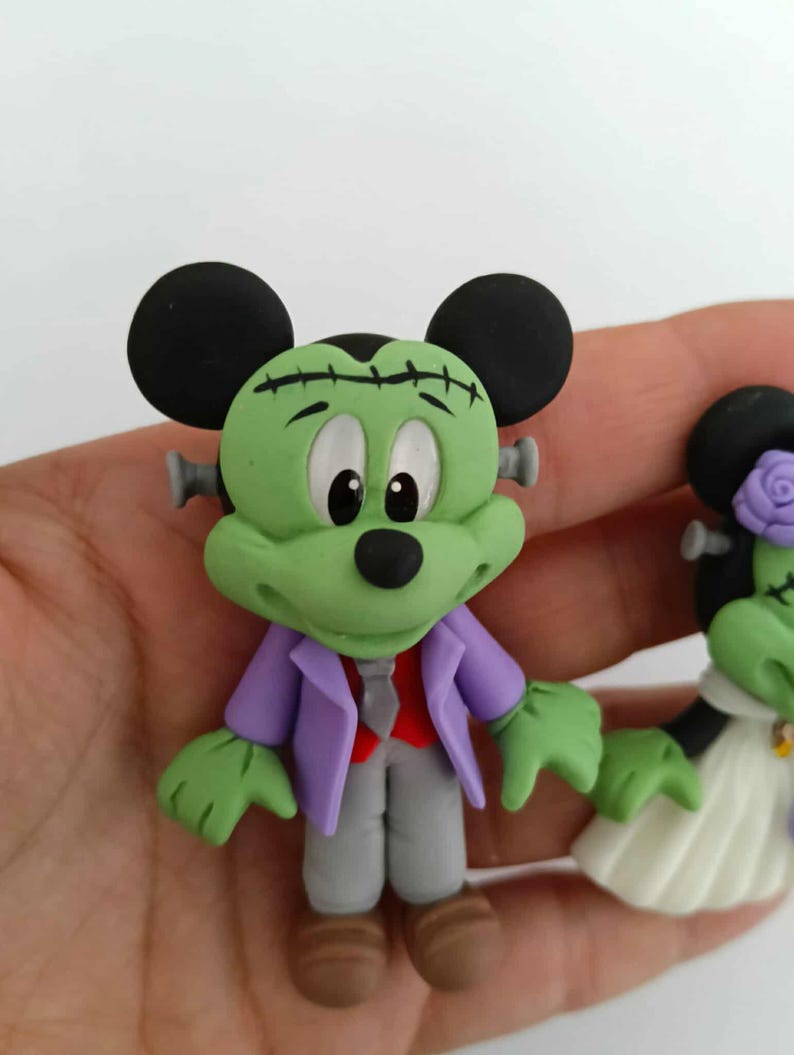 Halloween Monster Clay doll Clays for bows | Polymer Clay Bow Center ...