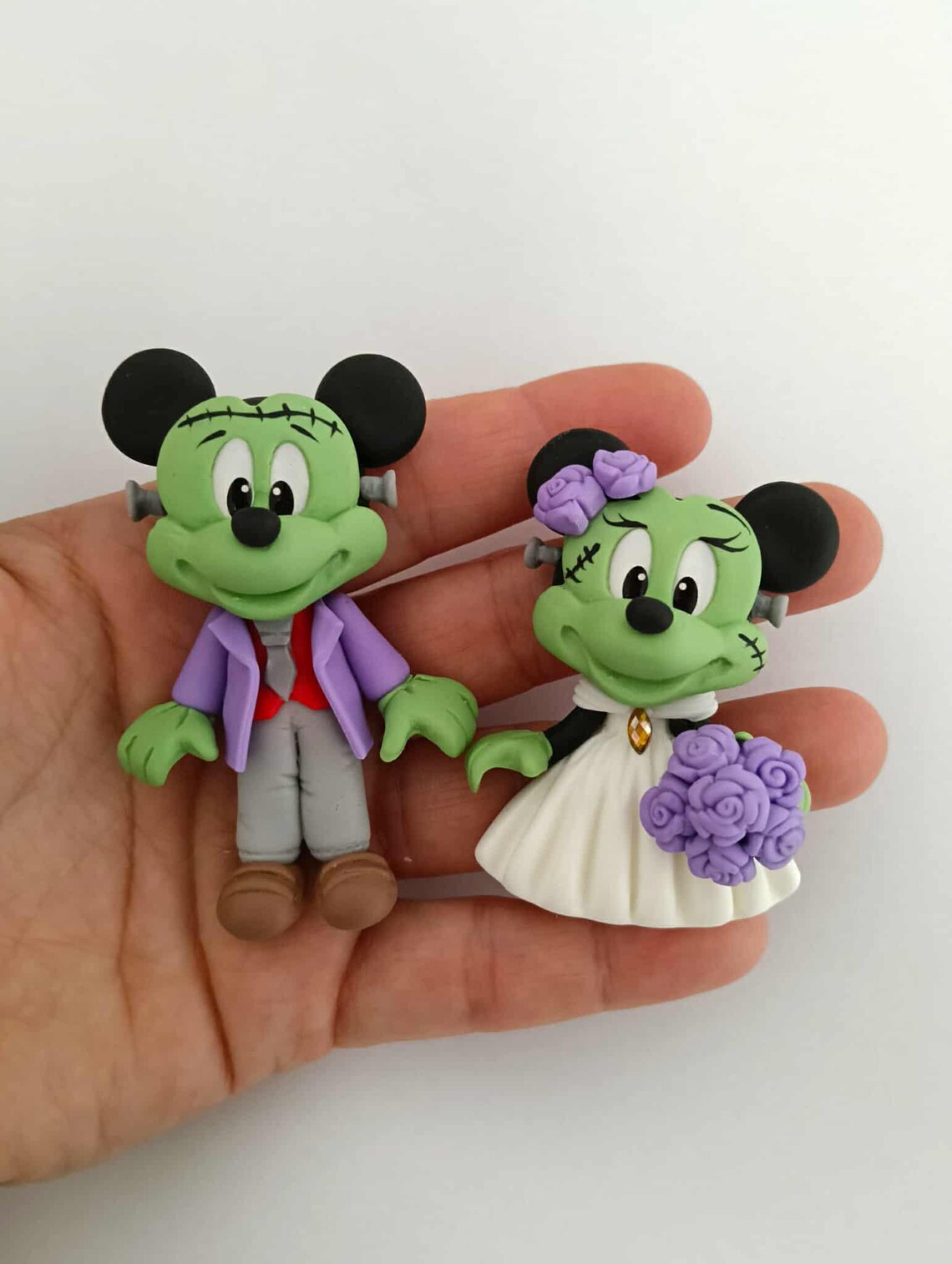 Halloween Monster Clay doll Clays for bows | Polymer Clay Bow Center ...
