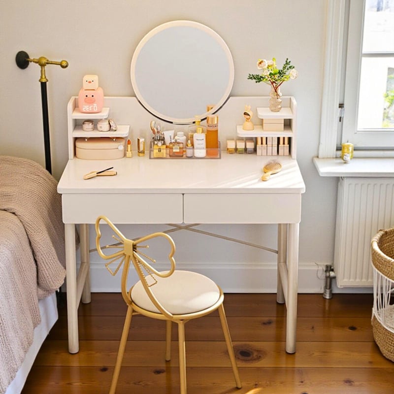 Makeup Vanity and Chair - Etsy UK