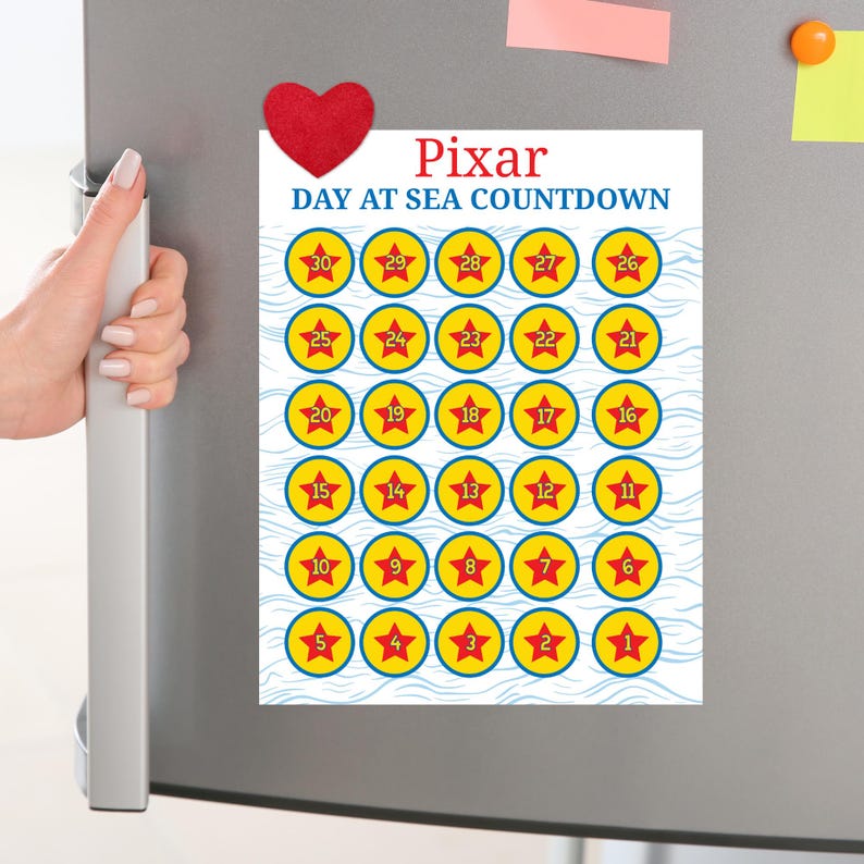 Disney Cruise Countdown Bundle Printable | Marvel, Pixar & Classic 30 ...