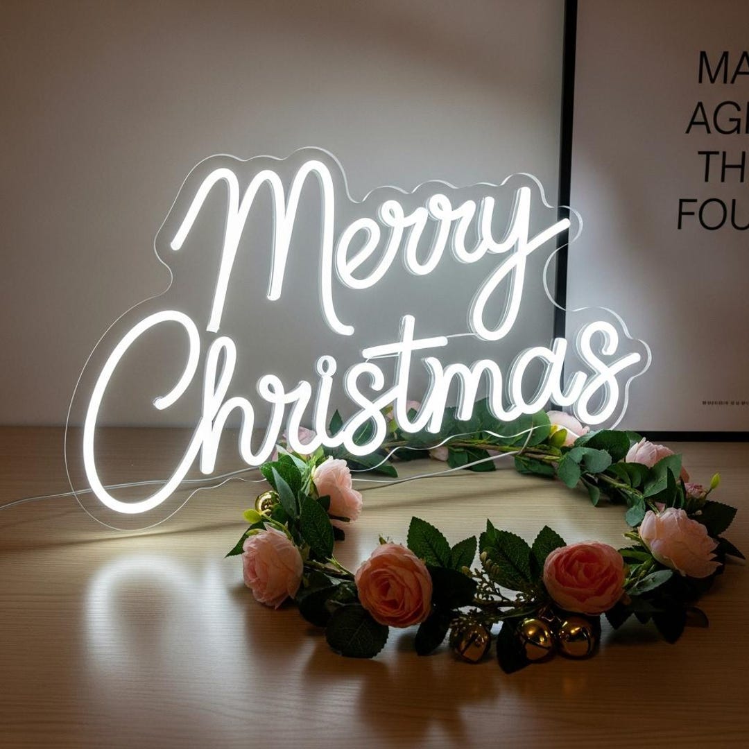 Custom Christmas Neon Sign, Neon Sign for Christmas, Christmas Gift ...