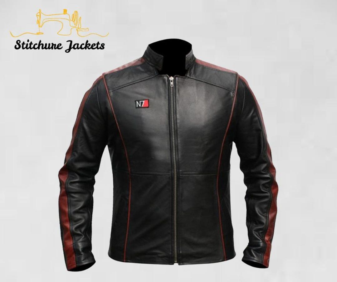 Ultimate Commander Shepard Jacket – Mass Effect 3 N7 Motorcycle Biker ...