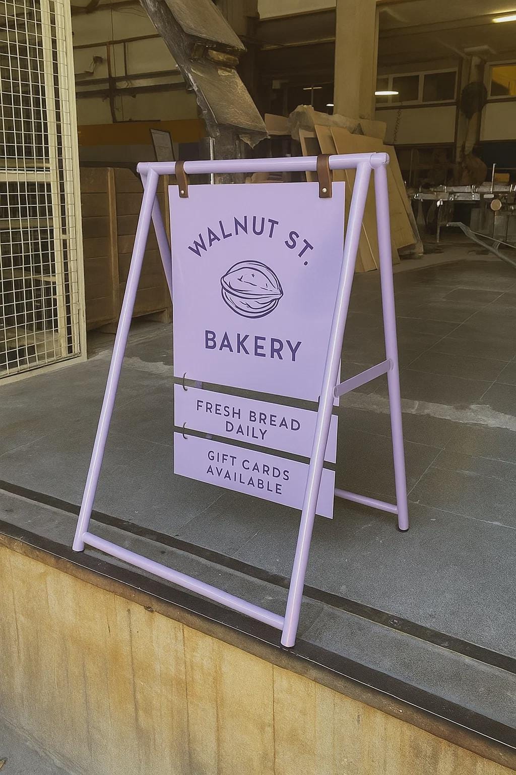 Sidewalk Sign - Sidewalk A-frame Sign - Outdoor Blade Cafe Display ...