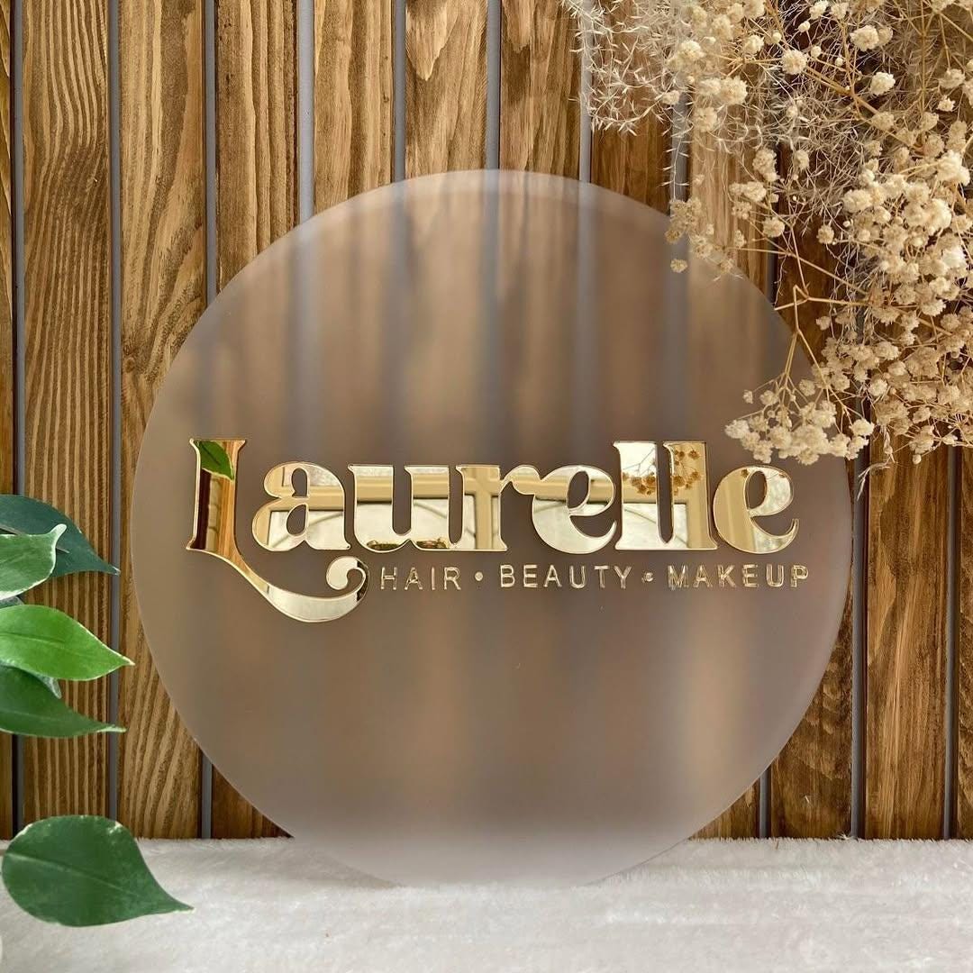 Personalized Acrylic Logo Sign - Custom Acrylic Sign - Acrylic Door ...