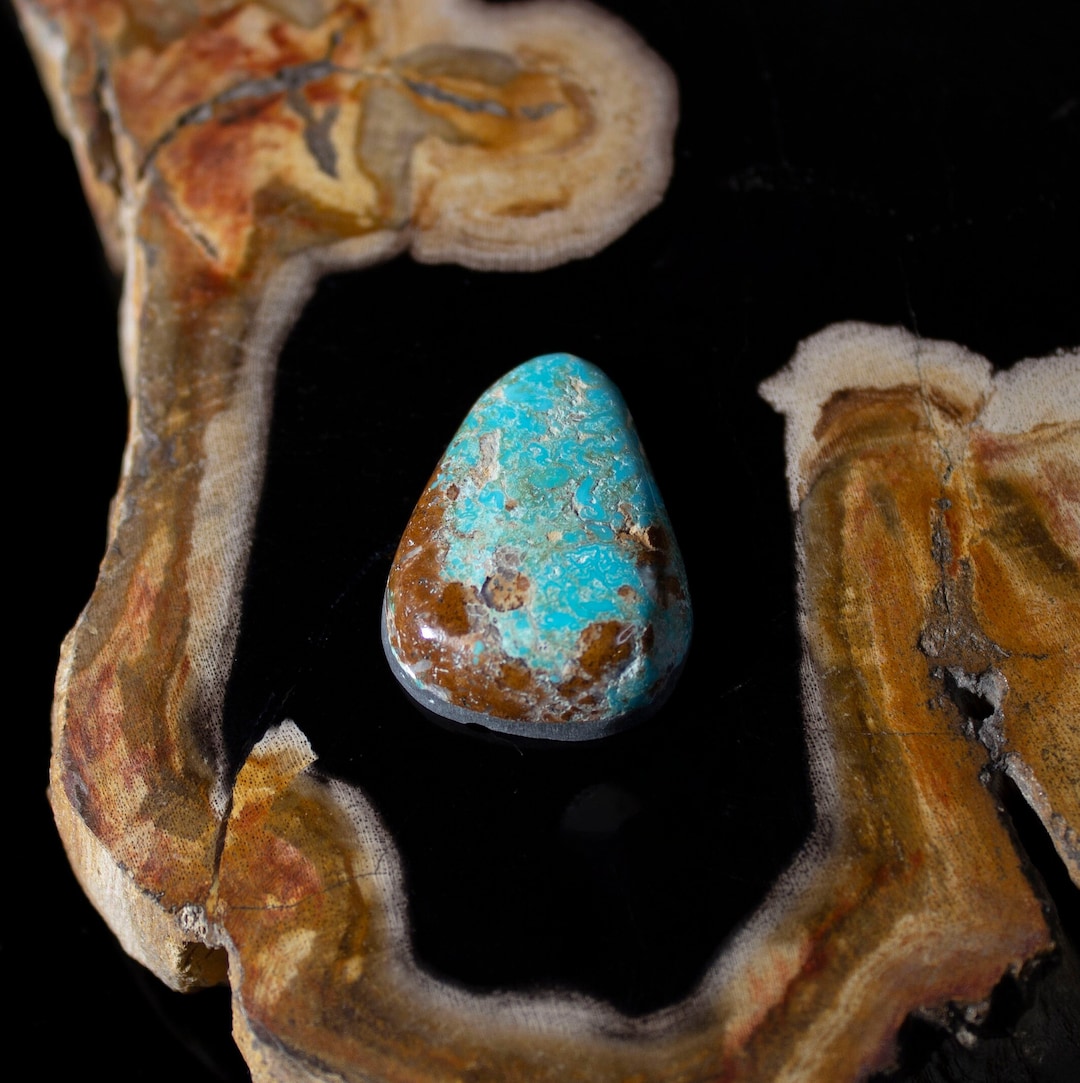 Natural Nevada Blue Large Turquoise Cabochon 36ct., Custom Cut ...