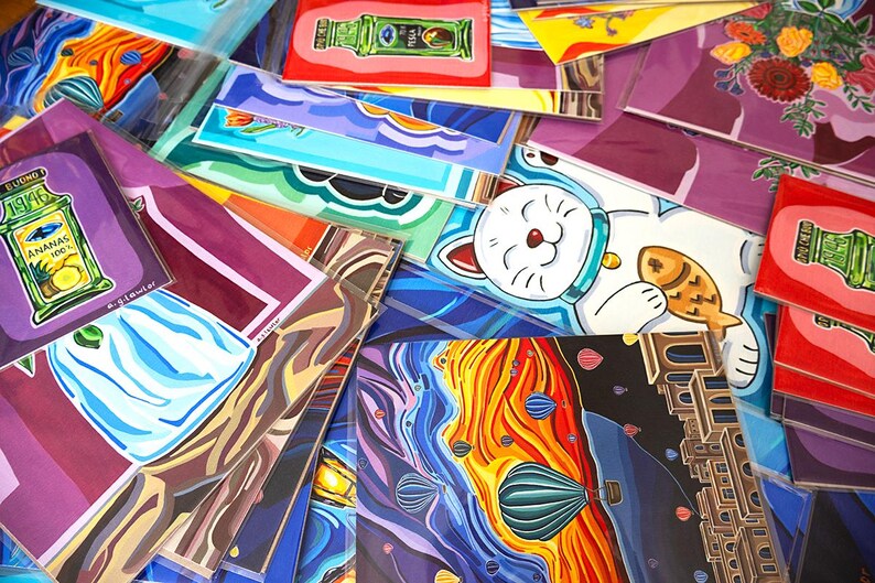 Japanese Lucky Cat Print, Maneki Neko Wall Art, Cute Ginger Cat With ...