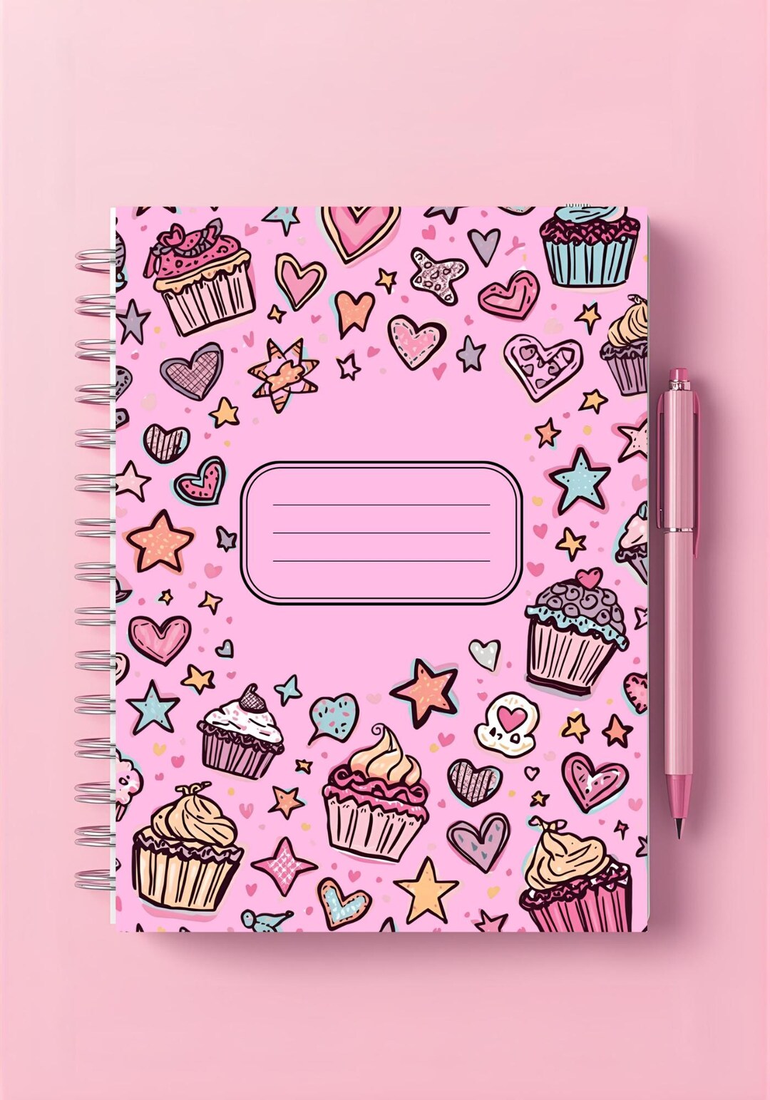 Printable Digital Notebook for Teens | 7x10 PDF Download | Lined Pages ...
