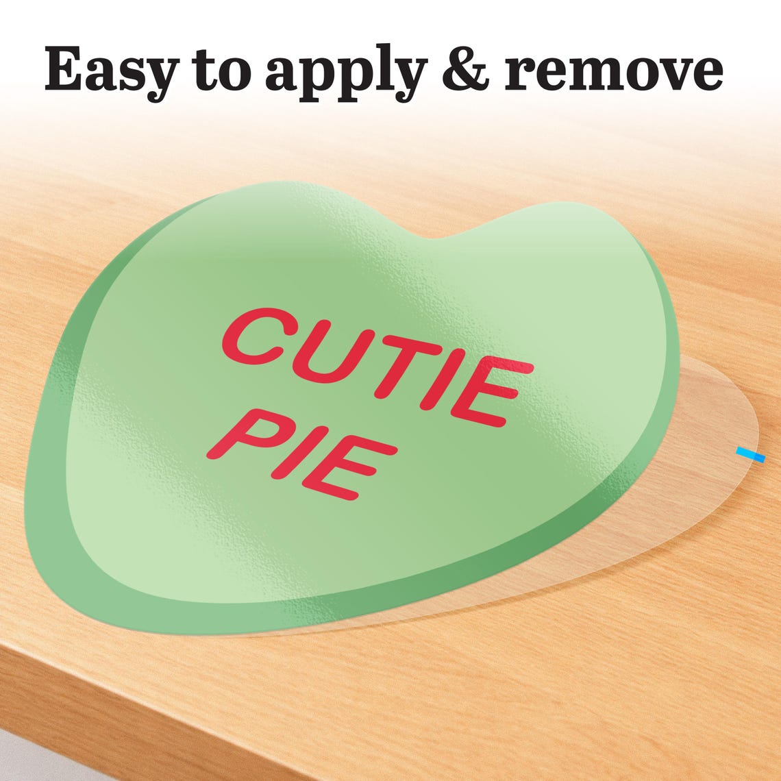 Conversation Hearts Window Decoration Set – Removable Vinyl Decals for ...