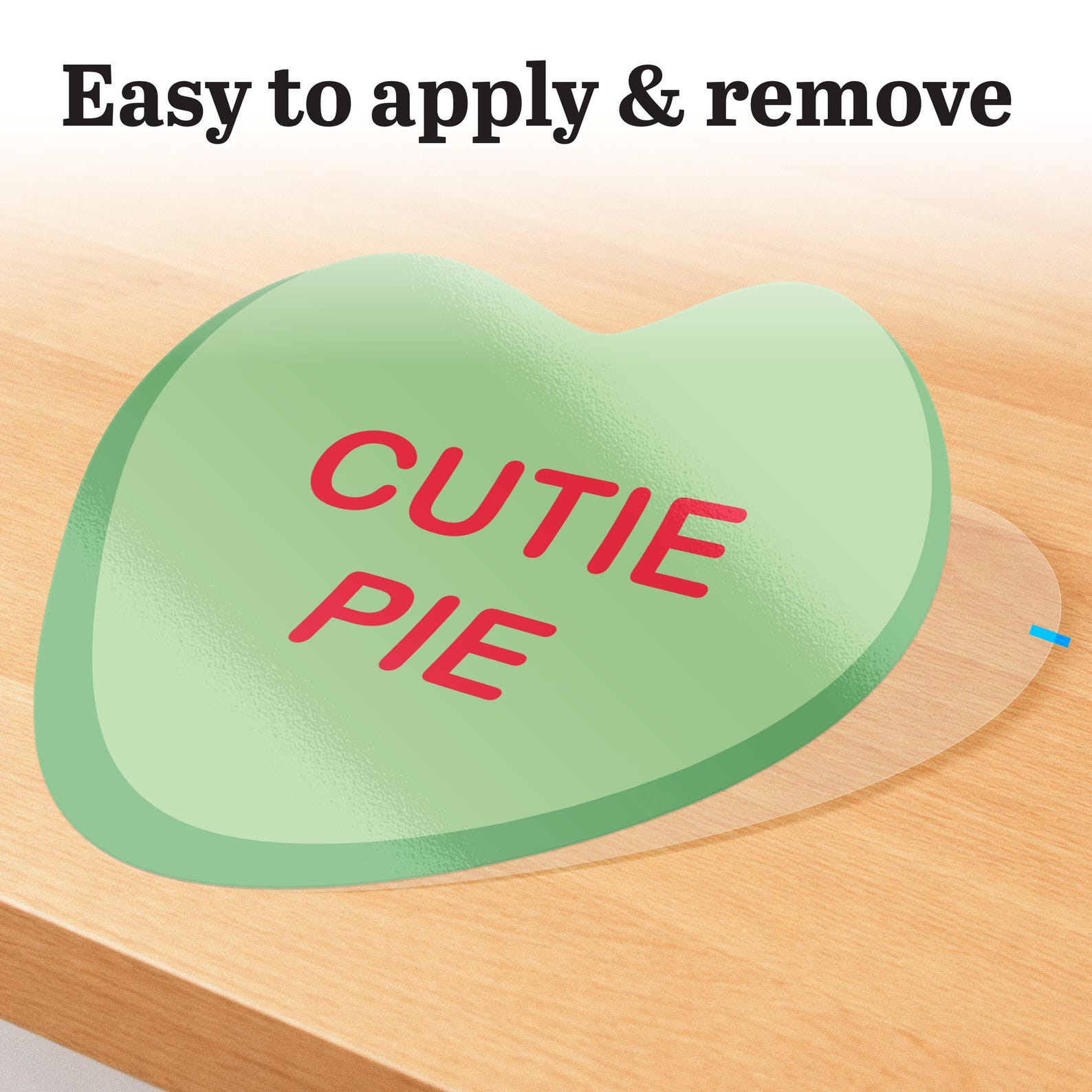 Conversation Hearts Window Decoration Set – Removable Vinyl Decals for ...