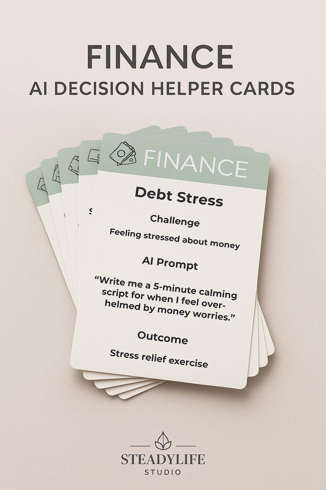 Finance AI Prompt Cards: Budgeting & Debt Management (digital Download ...