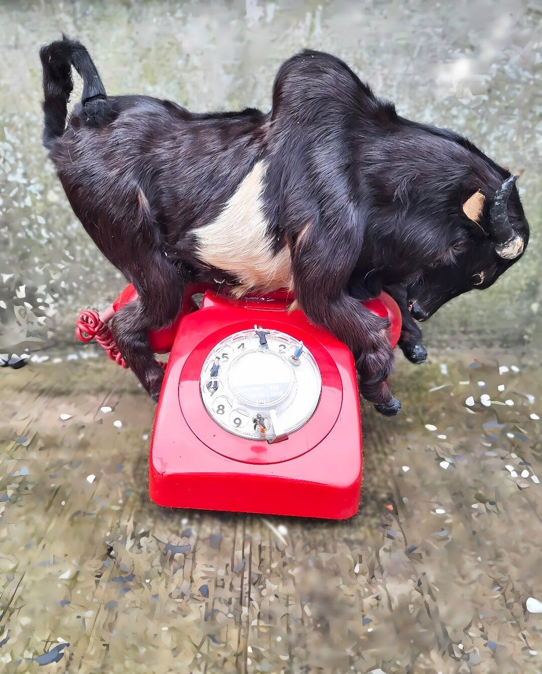 Red Flags Taxidermy Curiosity Thought Provoking Vintage Assemblage Art ...