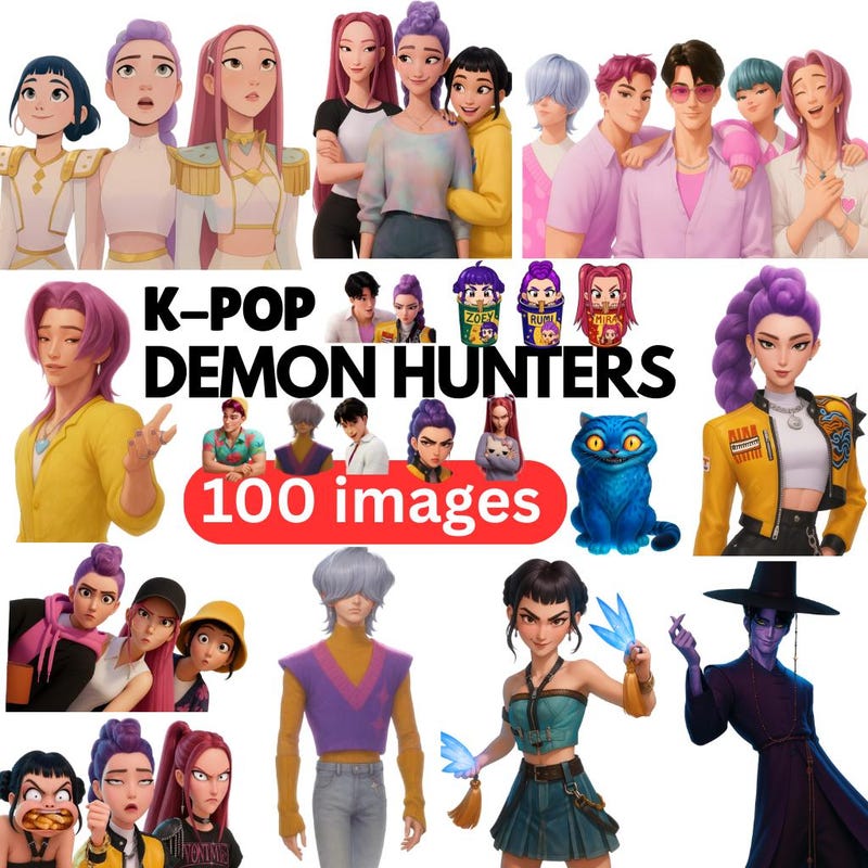 Kpop Demon Hunter Cutouts - Etsy