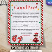 Christmas Elf Arrival Letter Printable, JPG, Naughty Elf Letter, A4 ...