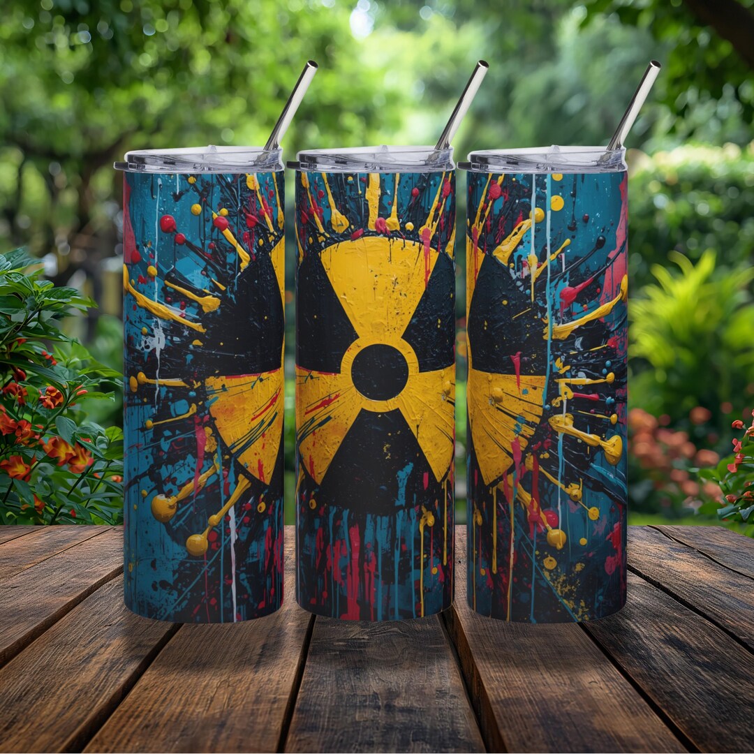 Abstract Radiation Symbol Artwork Nuclear Medicine Stainless Steel ...