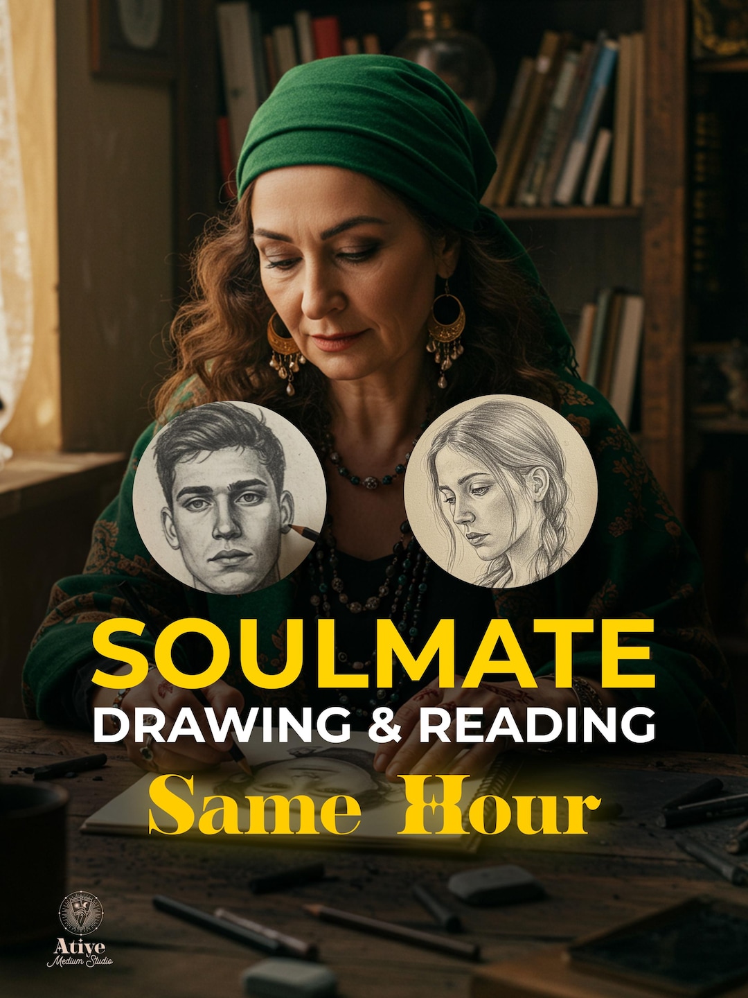 SAME HOUR Psychic Soulmate Drawing and Tarot Reading – Future Partner ...
