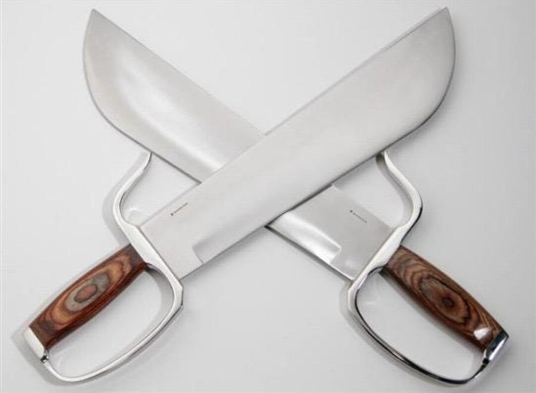 Handcrafted Damascus Steel Wing Chun Practice Randall Style Blunt ...