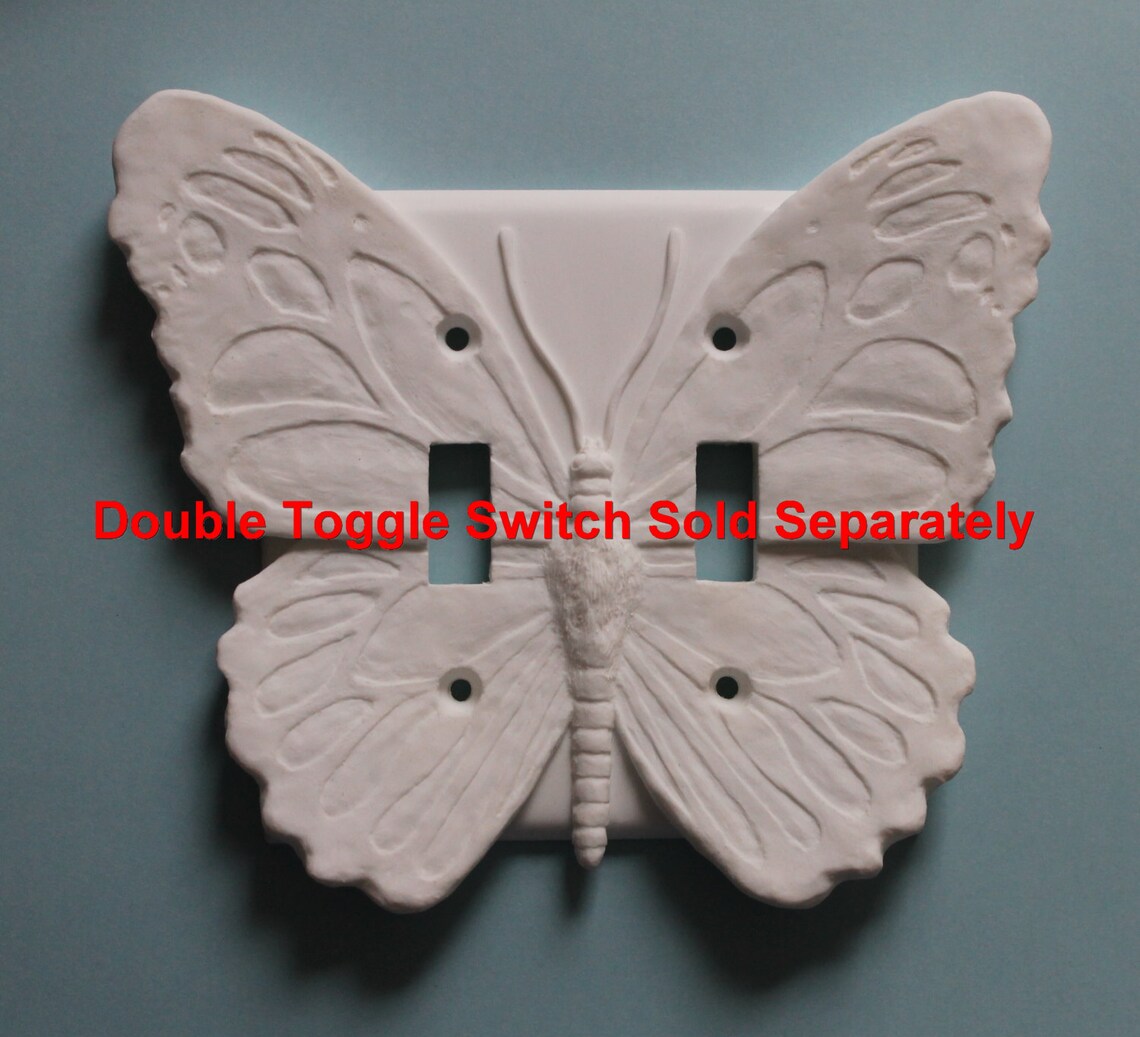 Butterfly / Switch Cover / Wall Art / Toggle Switchplate / | Etsy UK
