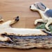 BEAGLE CHASING RABBIT, Cub, Wood Carving, Chainsaw Carving, Log Cabin ...
