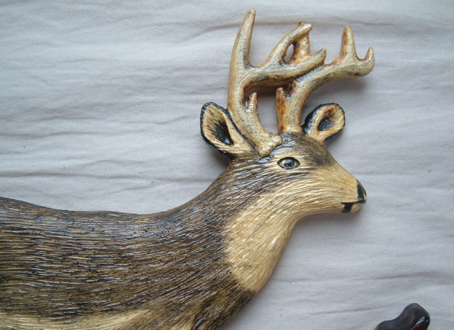 Wood Carving Wall Art Whitetail Deer Chainsaw Carving Hunting - Etsy