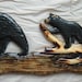 Black Bear, Wood Carving ,chainsaw Carving, Log Cabin Decor, Wall Art ...