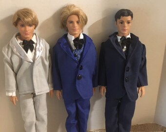 Ken Doll White Suit - Etsy