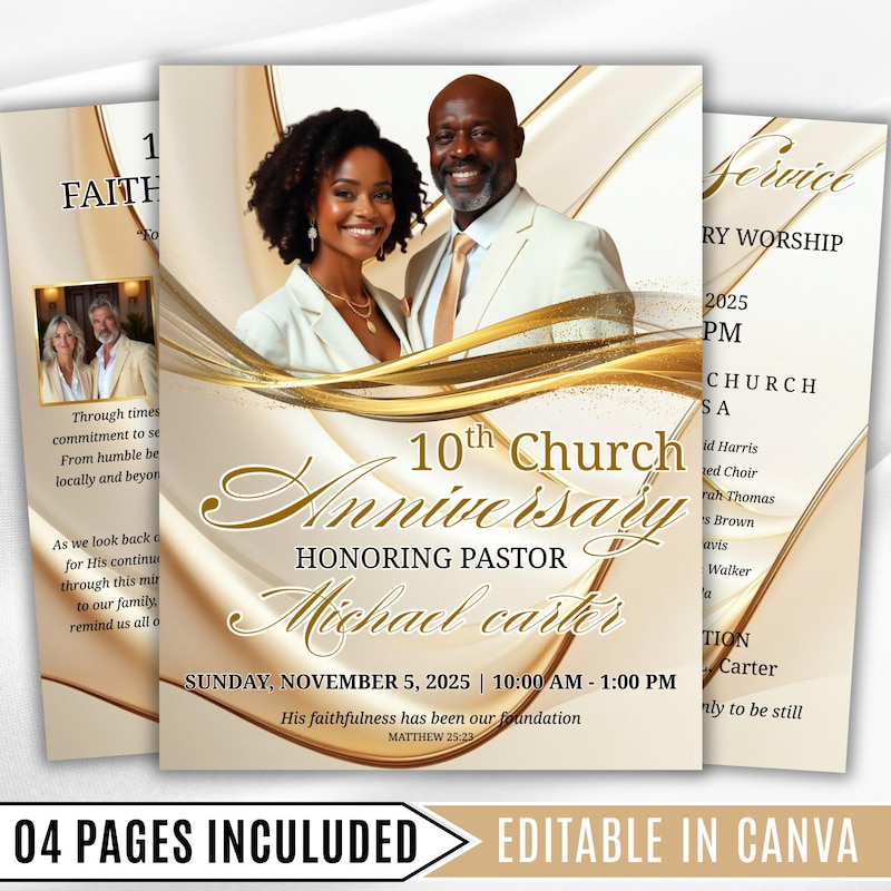 Church Program Free - Etsy