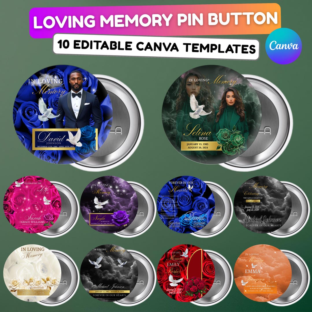 10 Long Live Pin Button Canva Editable Templates, Long Live Pin Button ...