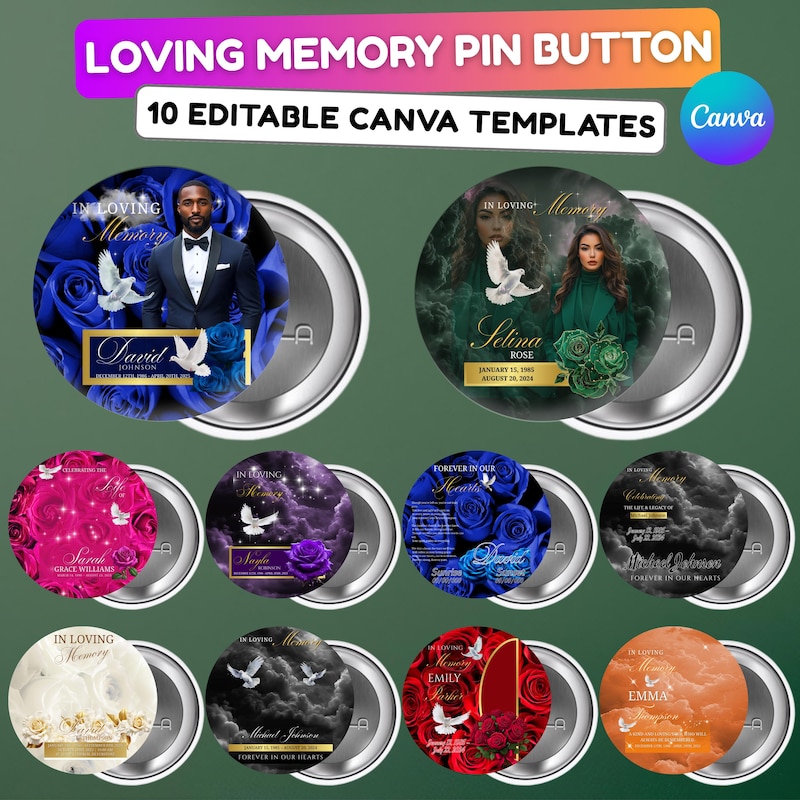 Custom Pin Design Flower - Etsy