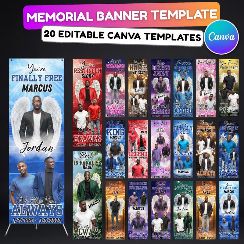 Mens Memorial Banner - Etsy