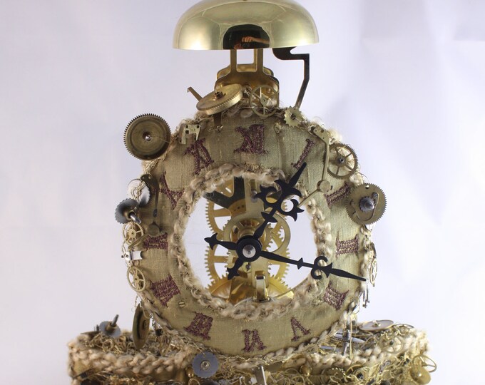 Clock Steampunk Gear Skeleton Pendulum Clockwork Pocket Watch ...