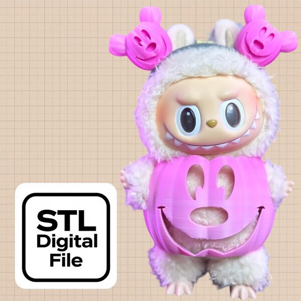 Labubu 3d Mask File - Etsy