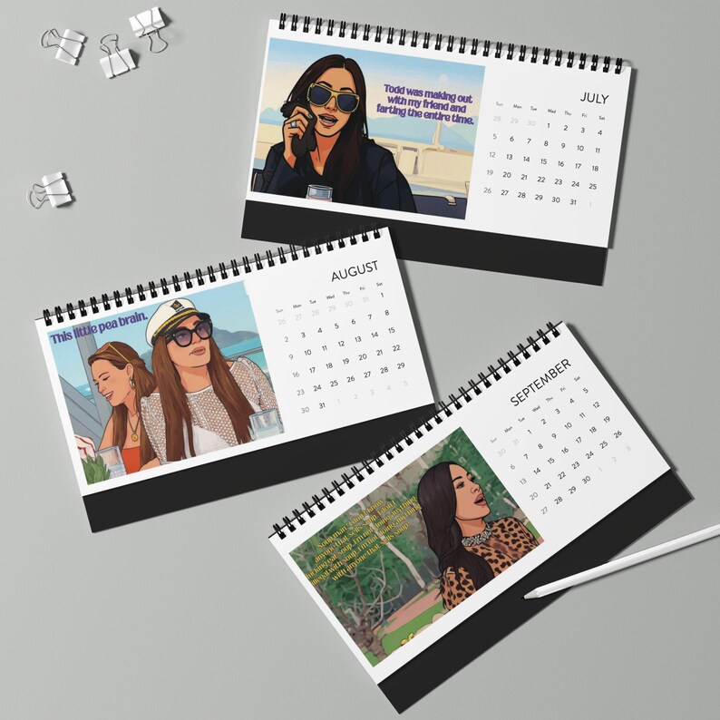 Real Housewives of Salt Lake City Desk Calendar 2026 | Desktop Spiral ...
