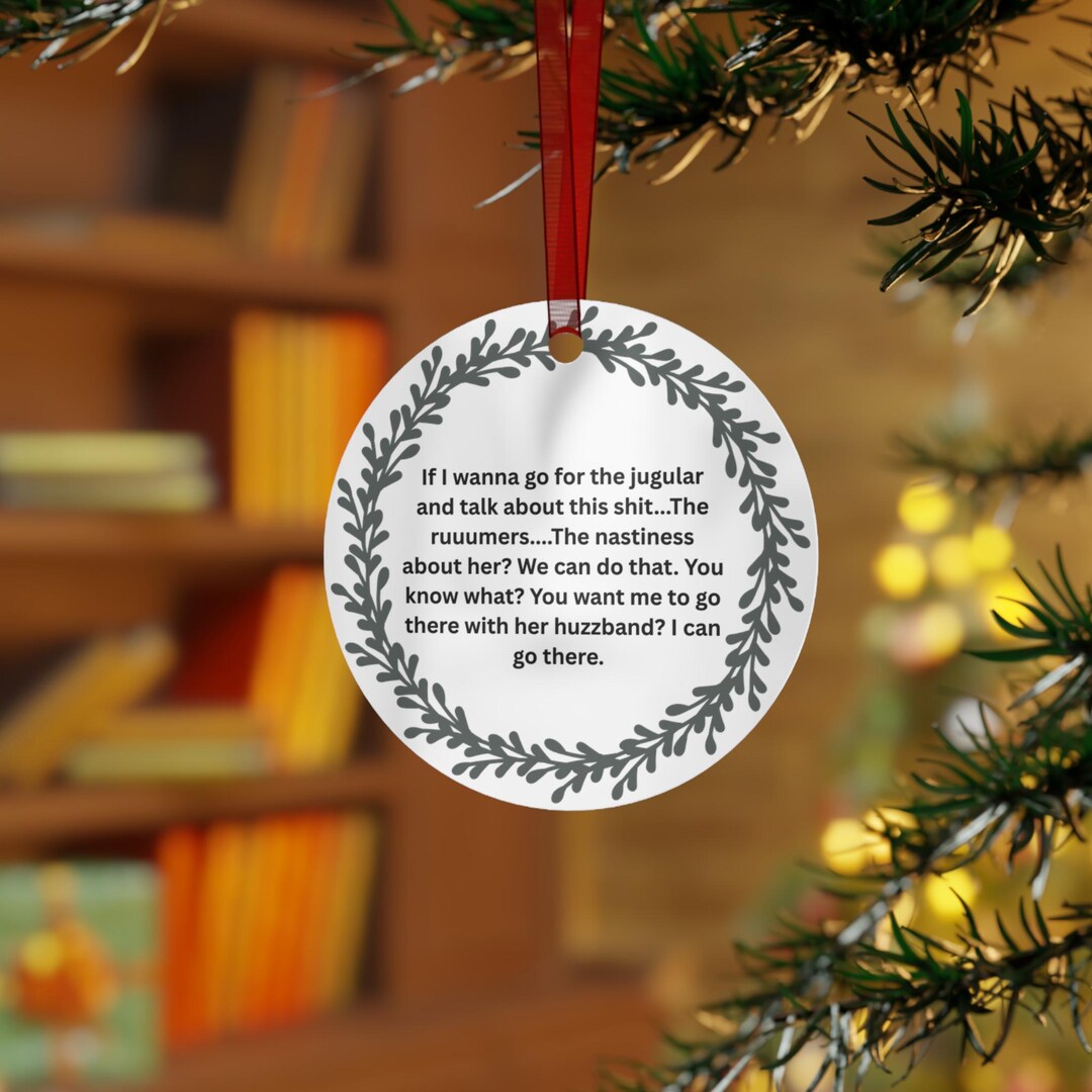 Meredith Marks 'the Rumors' Ornament - RHOSLC - Etsy